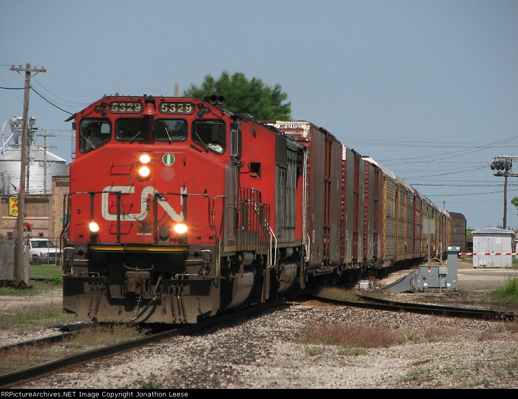 454 backing into the yard